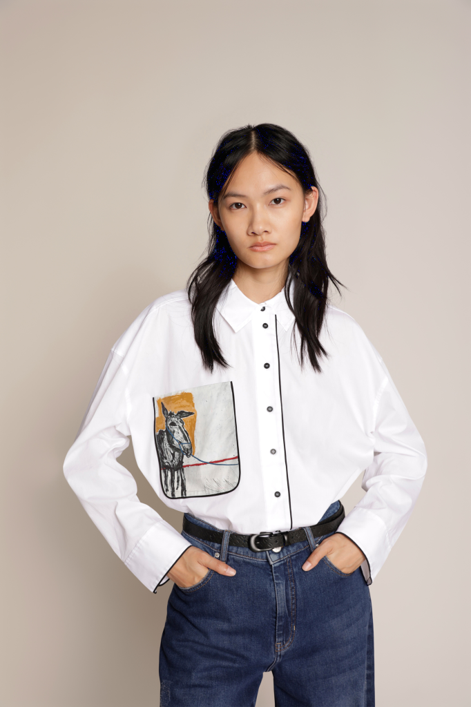 Butik Viller - MUNTHE SKJORTE MINT WHITE